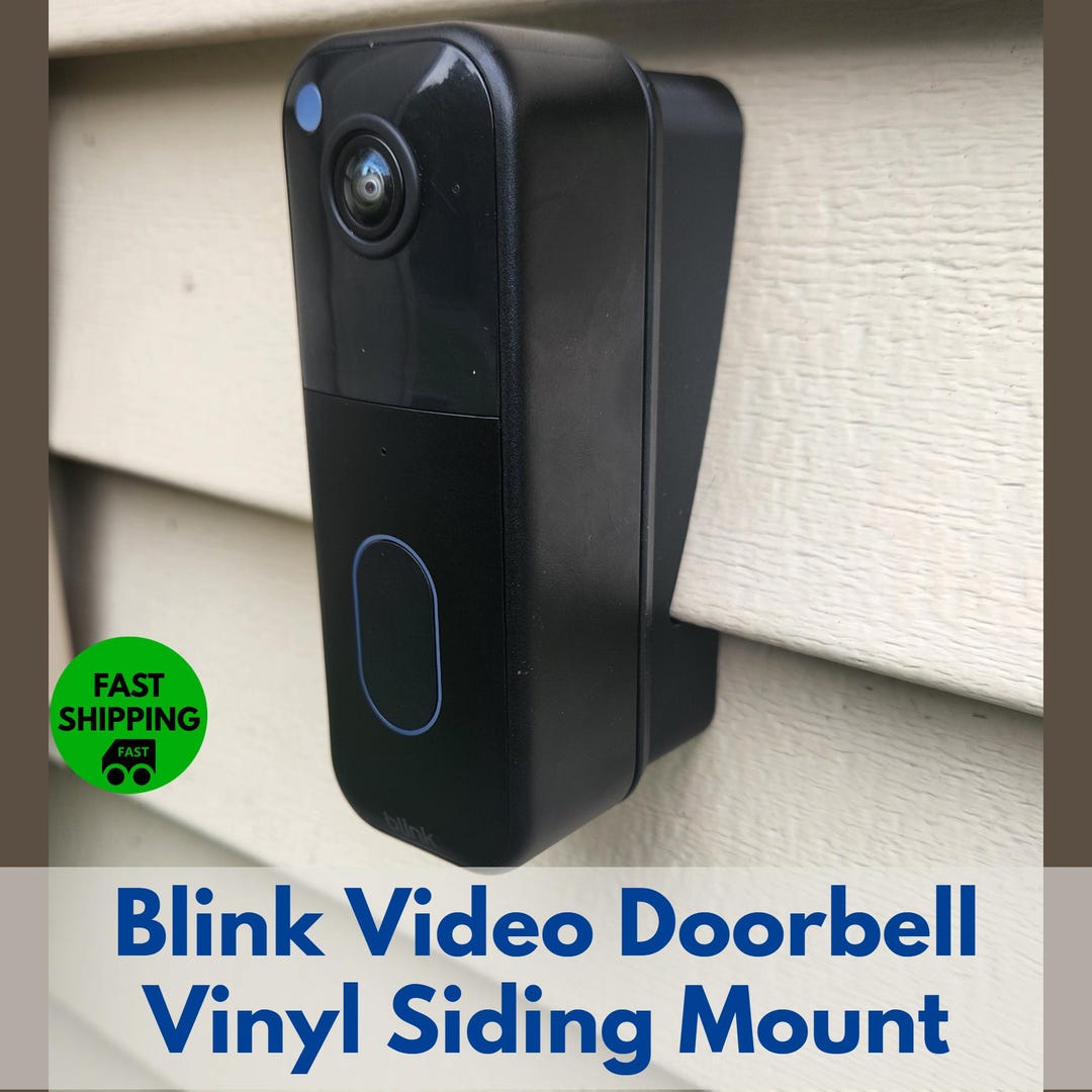 Blink Video Doorbell Vinyl Siding Mount | Blink Doorbell | Siding Mount ...