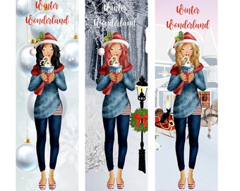 Winter Bookmark - Etsy