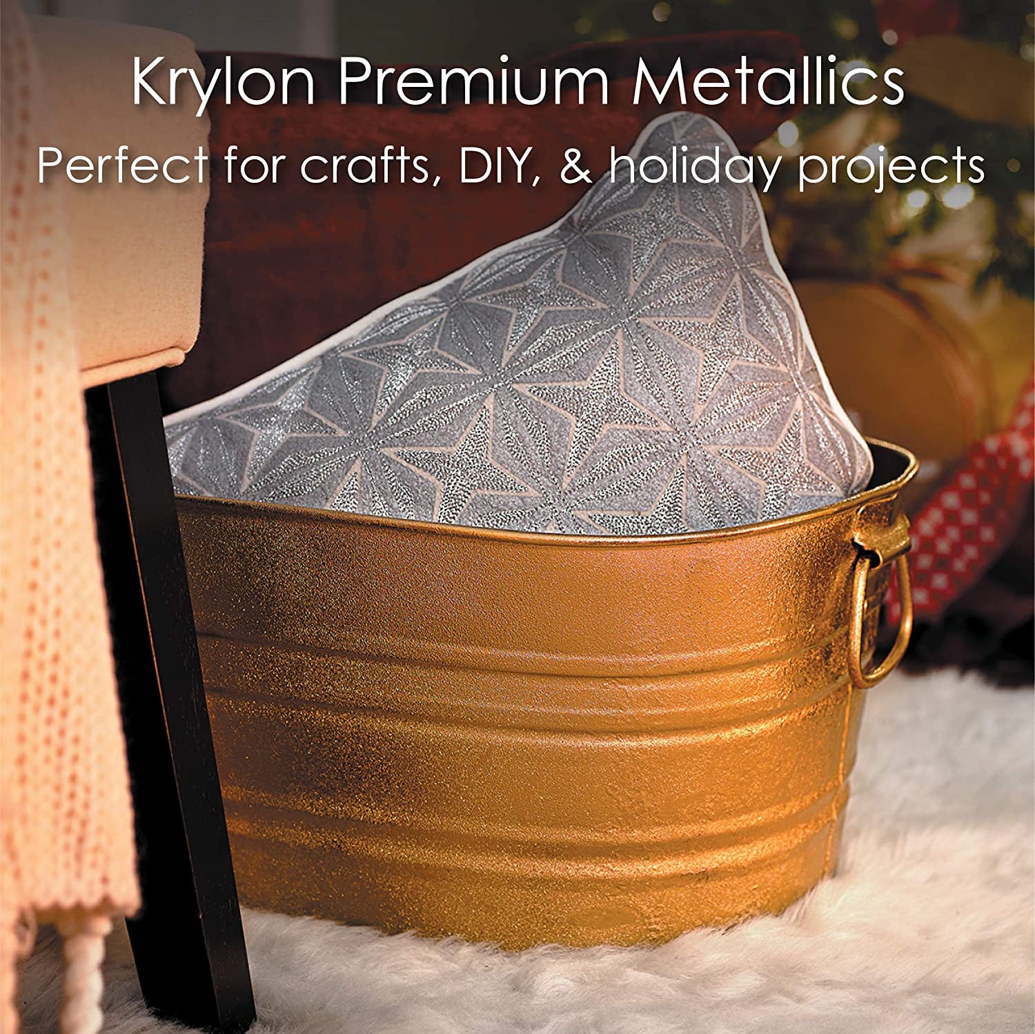 Krylon Gold Foil Premium Metallic Spray Paint Resembles Actual Plating ...