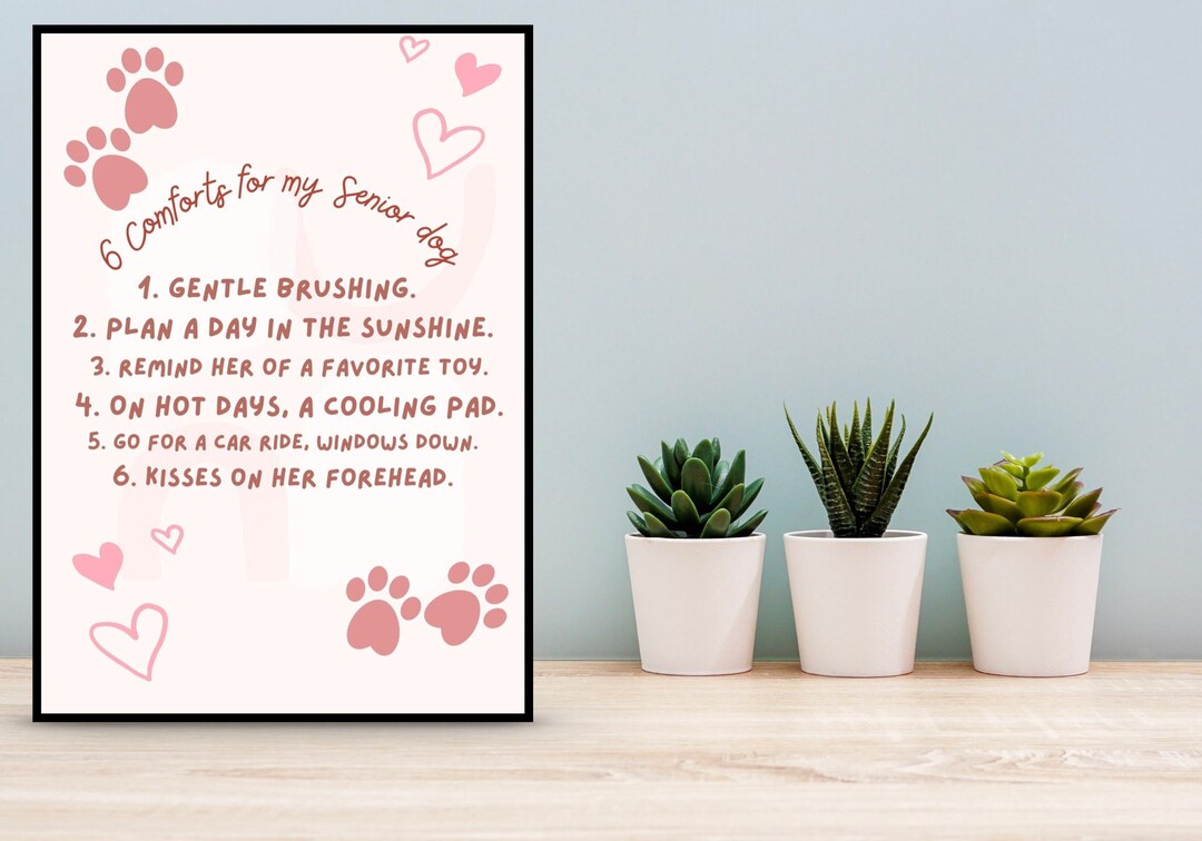 Dog Poster With Saying Dog Wall Art Printable Poster Digital Print of ...