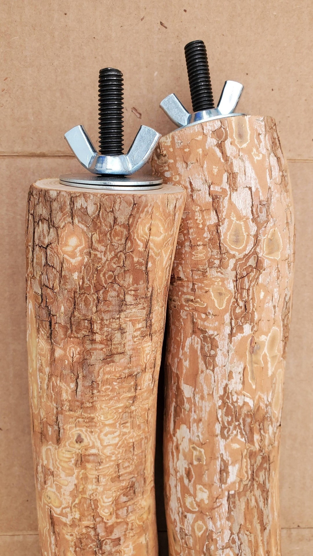 Two Large Natural Bird Perches Wood Parrot Stand Macaw - Etsy