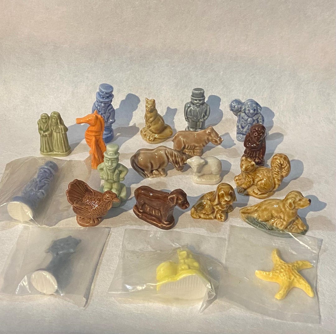 Wade Whimsy Rose Tea Figurines - Etsy