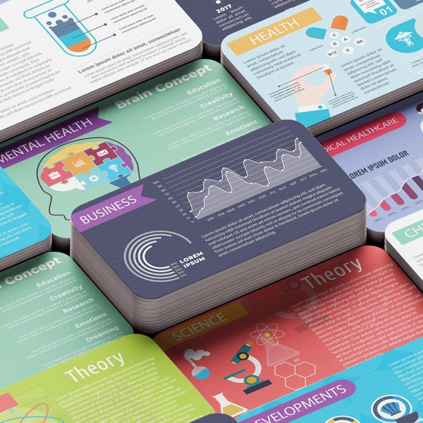 Set of Flash Cards - Etsy