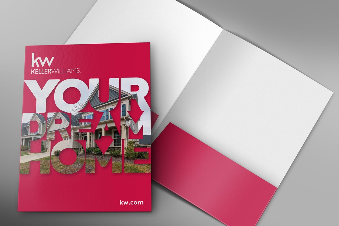 Keller Williams Presentation Folder Velvet Laminating With Your Logo ...