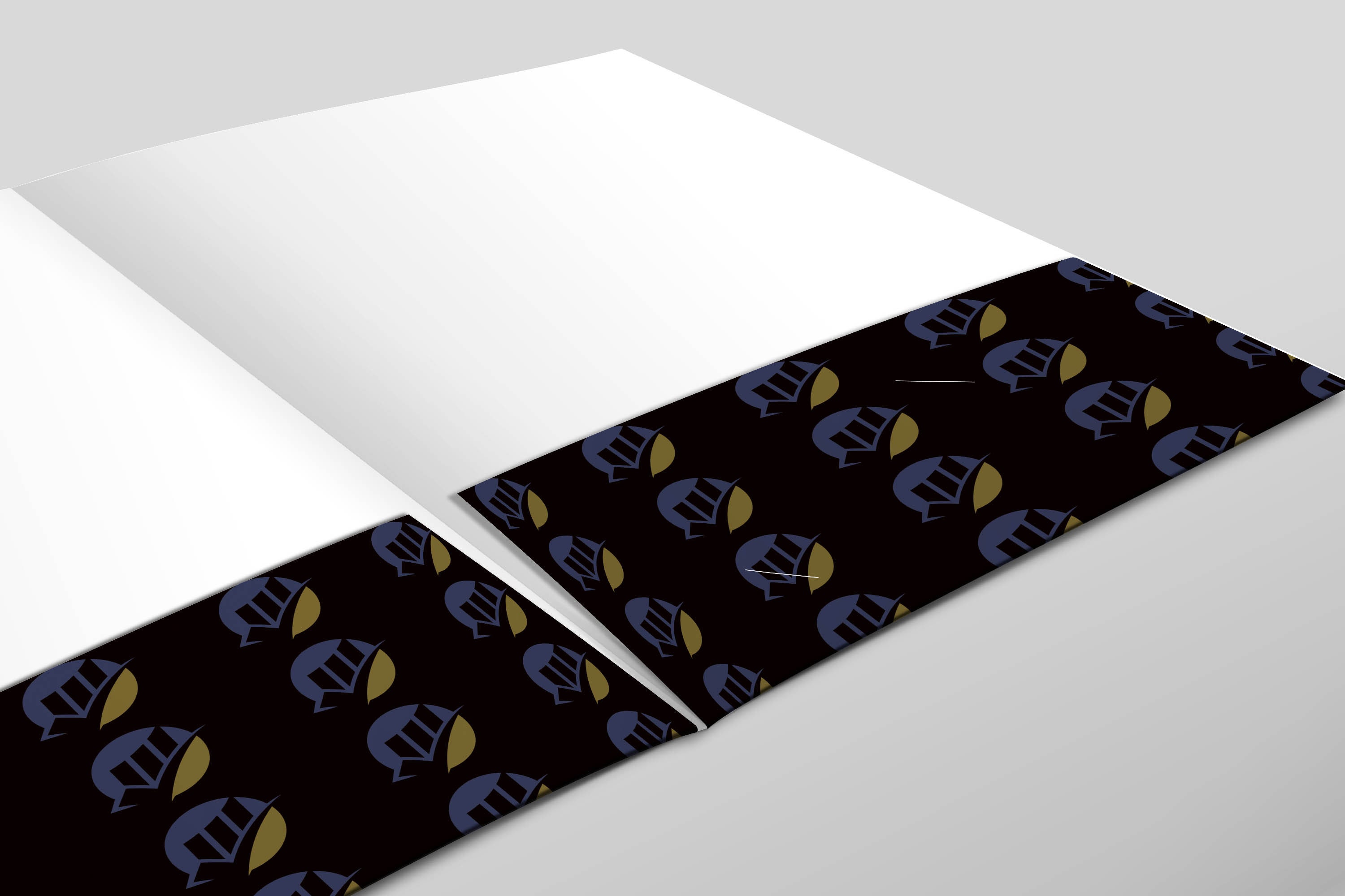 Tax Return Custom Luxury Presentation Folders Embossed Foil, 9x12, Two ...