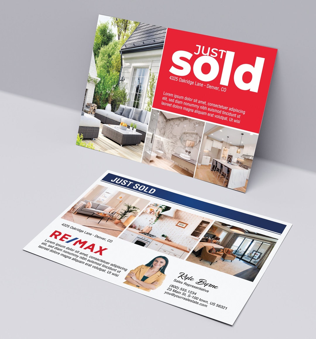 Postcards Remax Just Sold, Fully Personalized, FREE Graphic Design ...