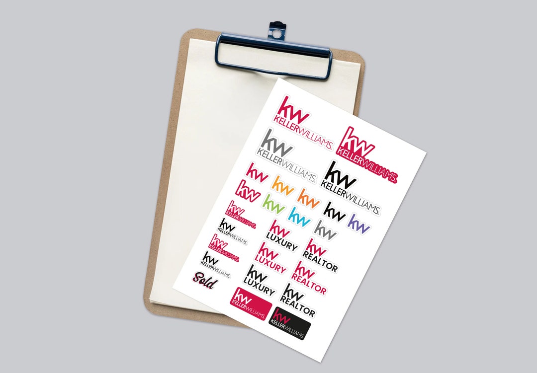 KW Stickers Sheet for Laptops | Notebooks | Folders | Keller Williams ...