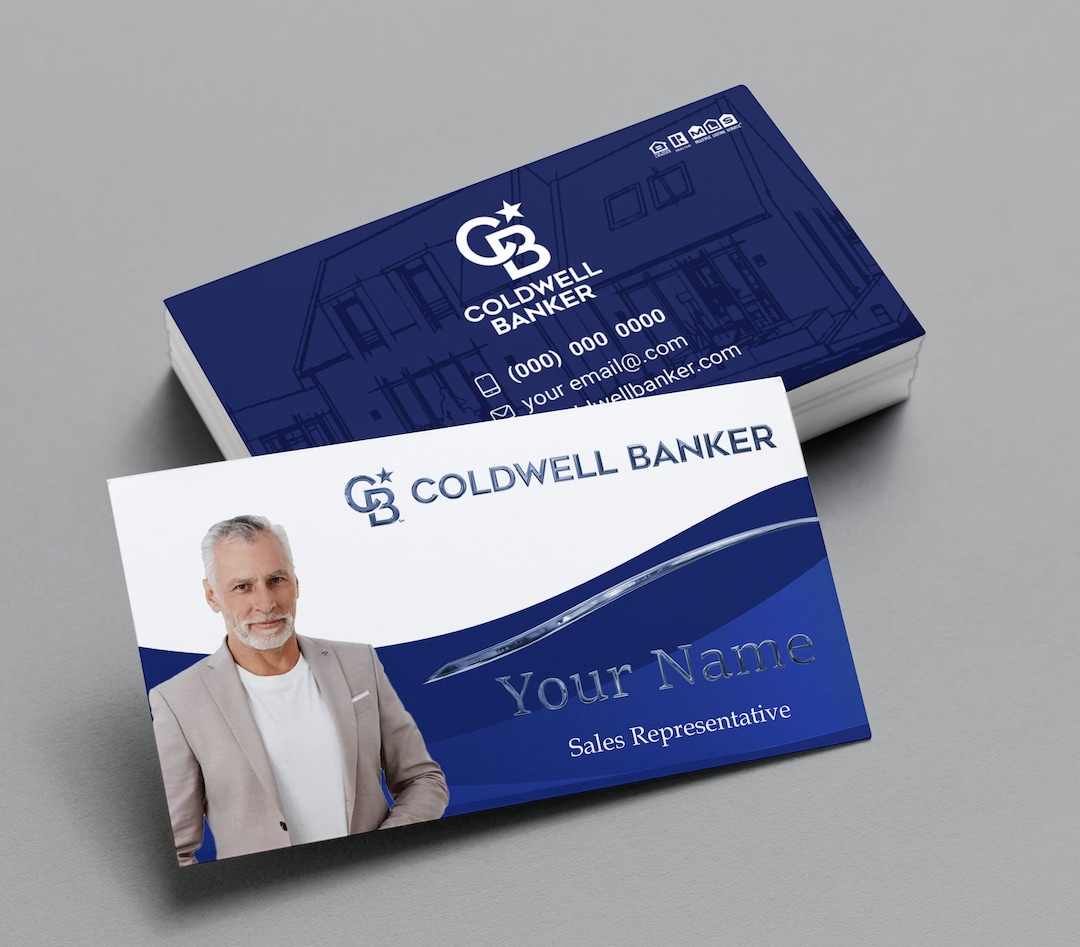 Coldwell Banker Luxury Business Cards Printing With Embossed FOIL Real ...