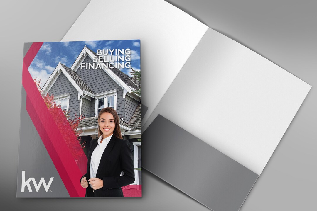 Keller Williams Presentation Folder Velvet Laminating With Your Logo ...