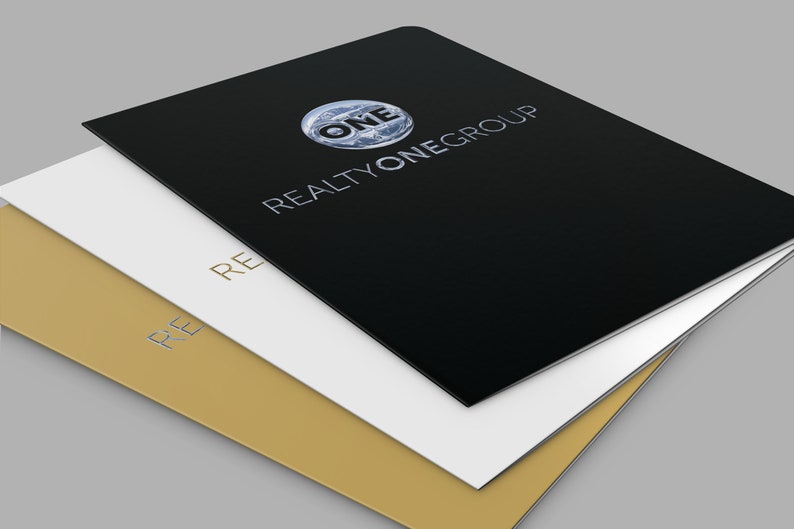 Realty One Group Presentation Folders With Embossed Foil pack - Etsy