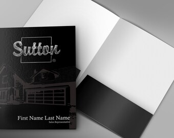 Custom Luxury Presentation Folder Printing With Embossed FOIL Presentation Folders for ...