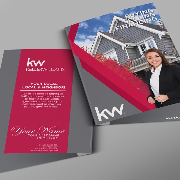 Presentation Folders With Business Card - Etsy