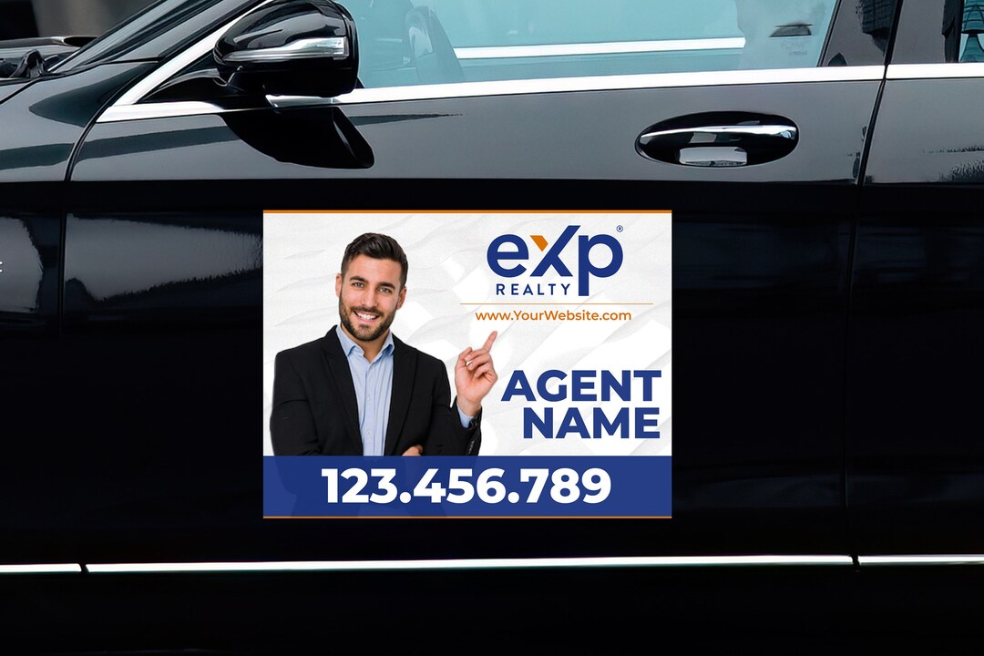 Exp Realty Car Magnets - Custom Designed - Real Estate Signs - Magnetic ...