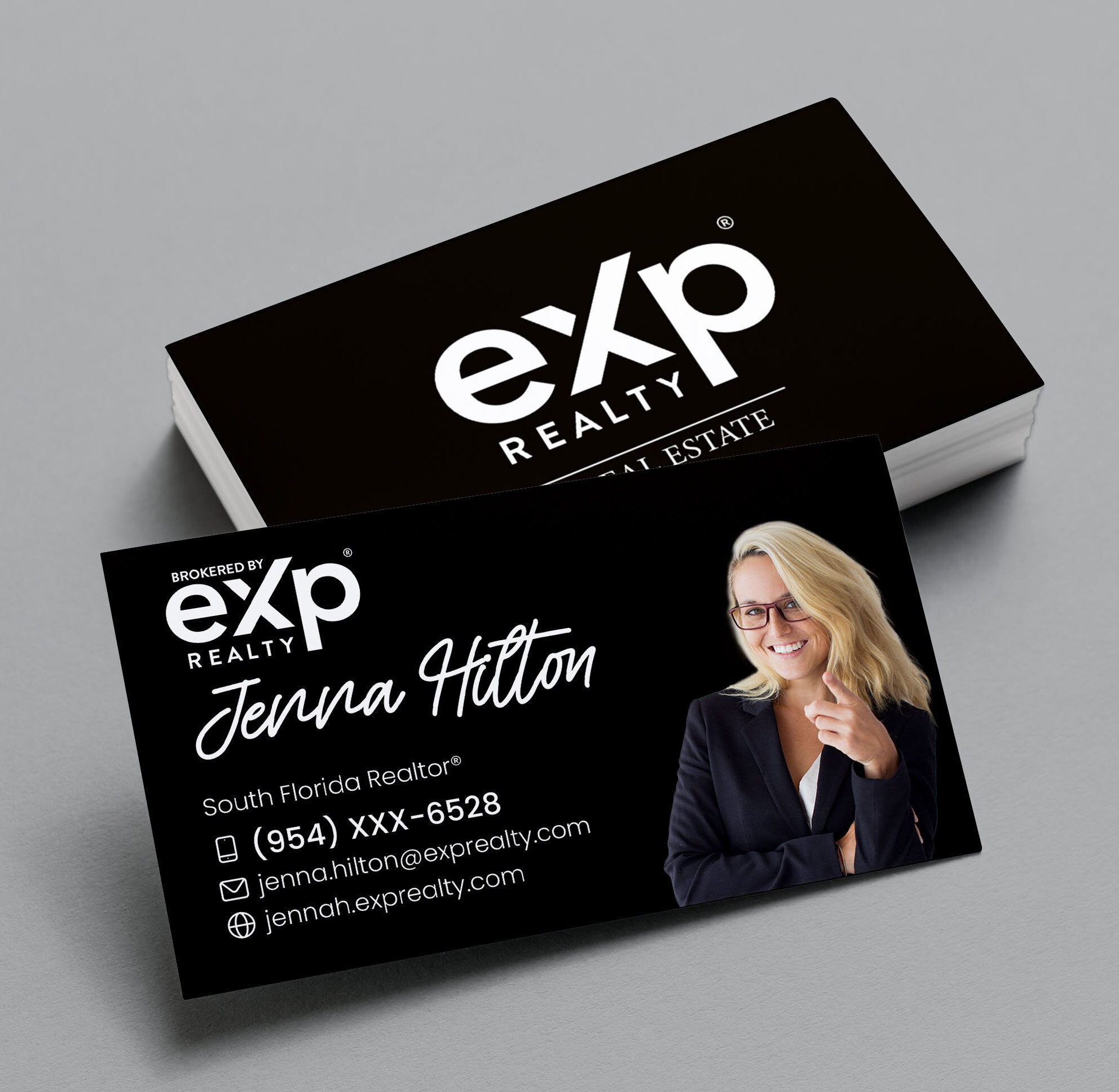 Exp Realty Digital Product Business Card Template Custom Design - Etsy