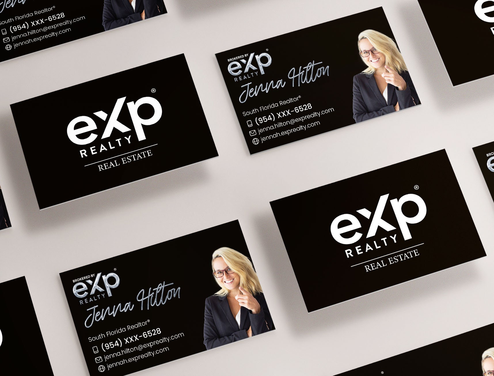 Exp Realty Digital Product Business Card With Embossed Foil Template ...