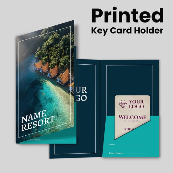 Custom Hotel Key Card Holders Gift Card Sleeves Hotel Access Card Sleeves Key Card Holder Personalized Key Card Holder Etsy UK