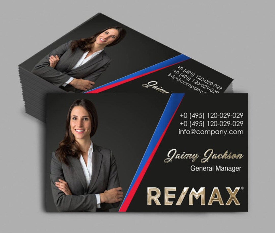 Remax Luxury Luxury Business Cards Printing With Embossed FOIL | Real ...