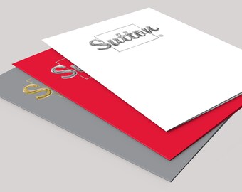 Custom Luxury Presentation Folder Printing With Embossed FOIL ...