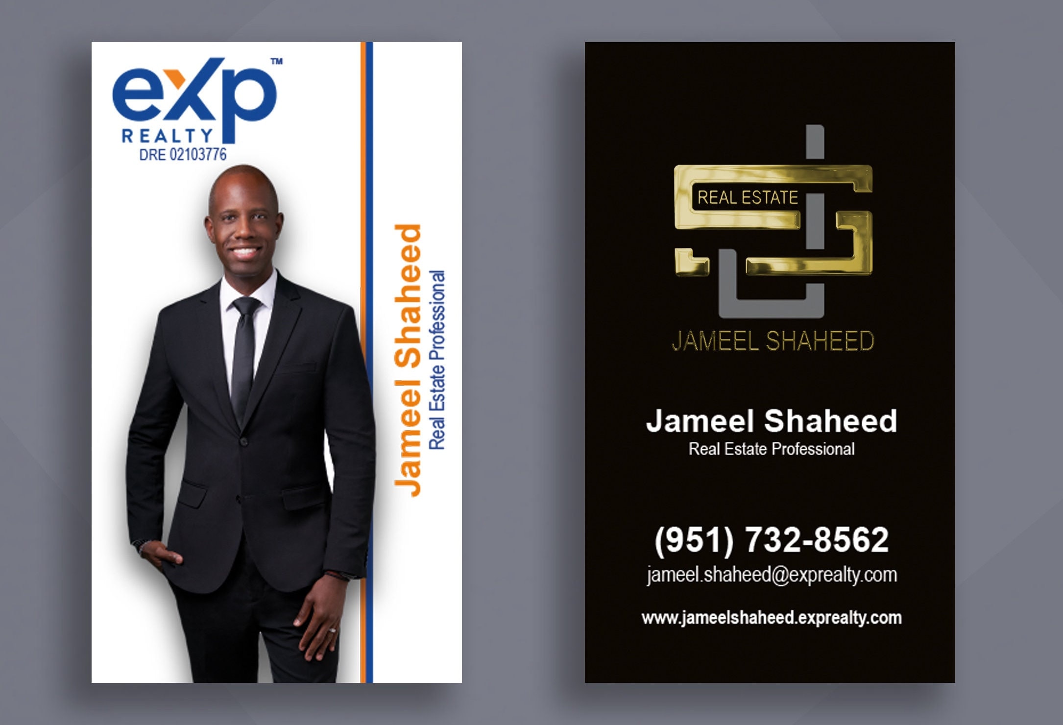 Exp Realty Luxury Luxury Business Cards Printing With Embossed FOIL ...