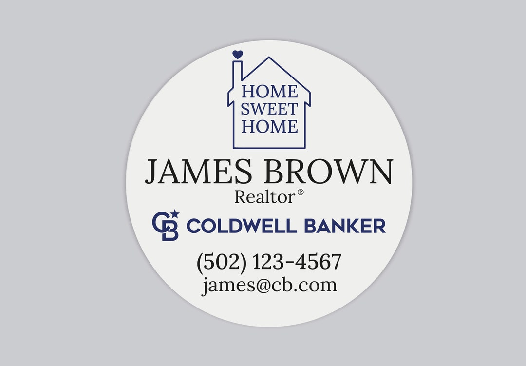 Coldwell Banker Stickers | Custom Stickers | Personalized Business ...