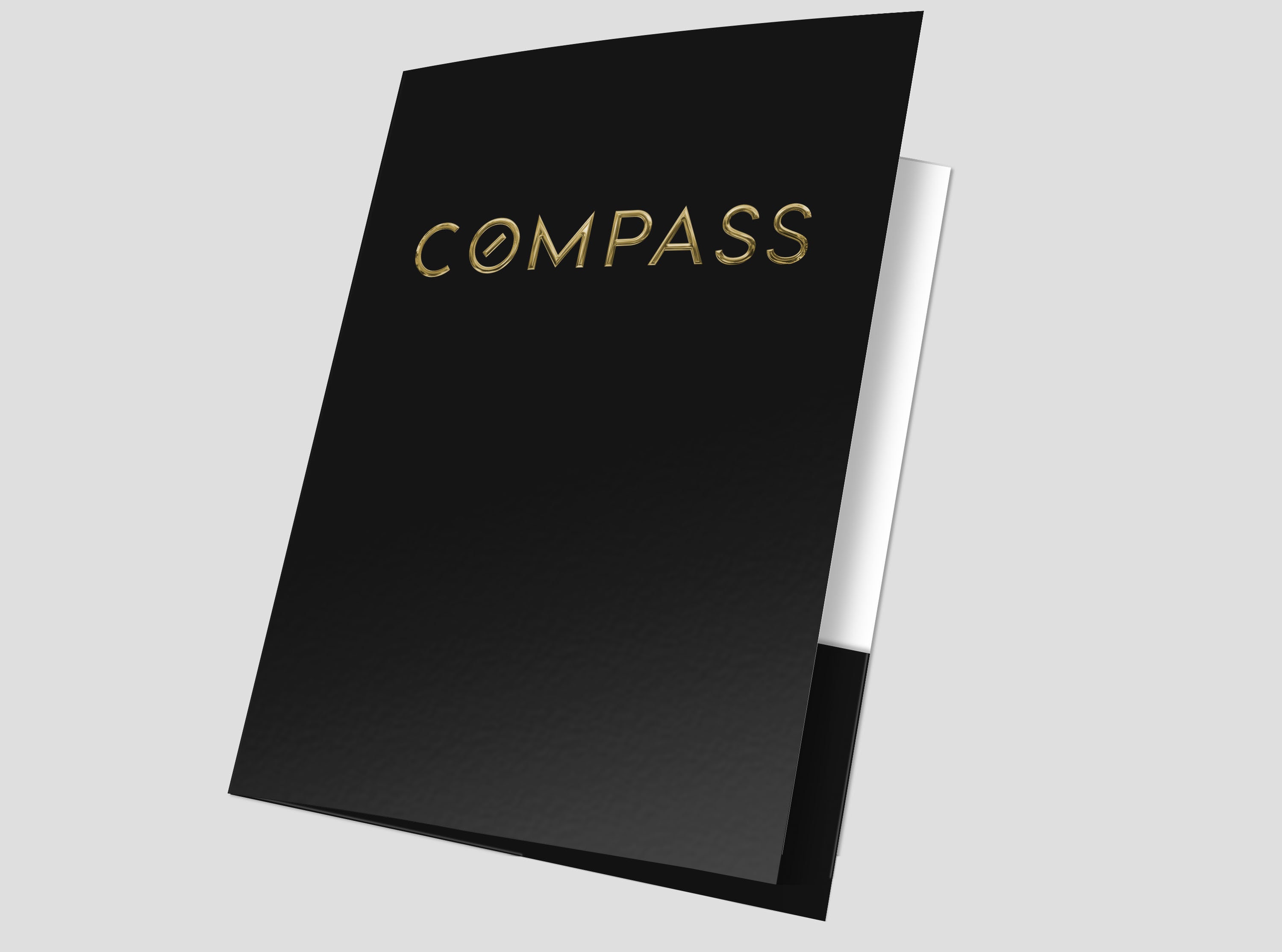 Compass Presentation Folders With Embossed Foil pack - Etsy