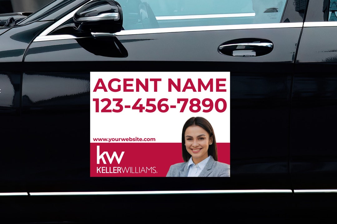 Keller Williams Car Magnets - Custom Designed - Real Estate Signs ...