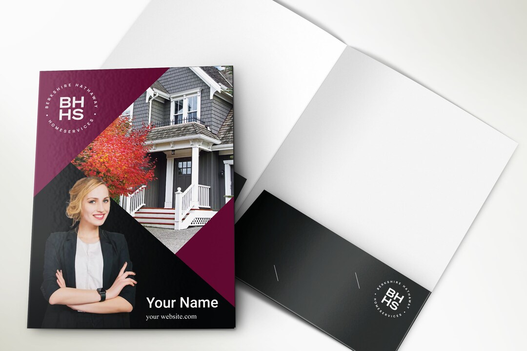 Berkshire Hathaway Presentation Folder Velvet Laminating With Your Logo ...