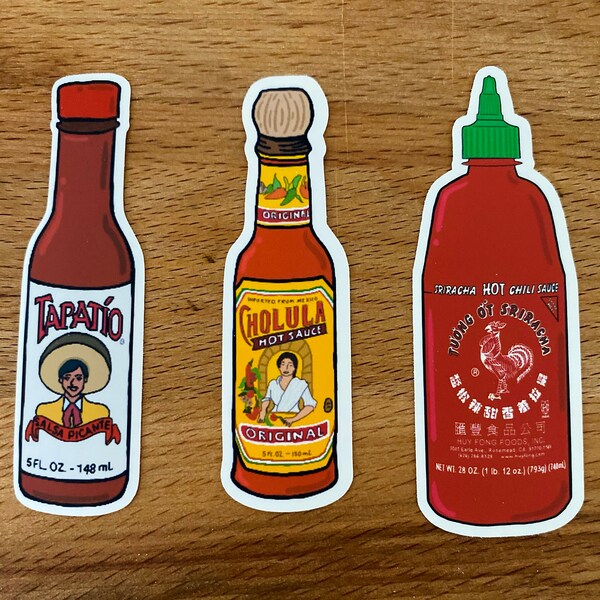 Hot Sauce Label Stickers - Etsy