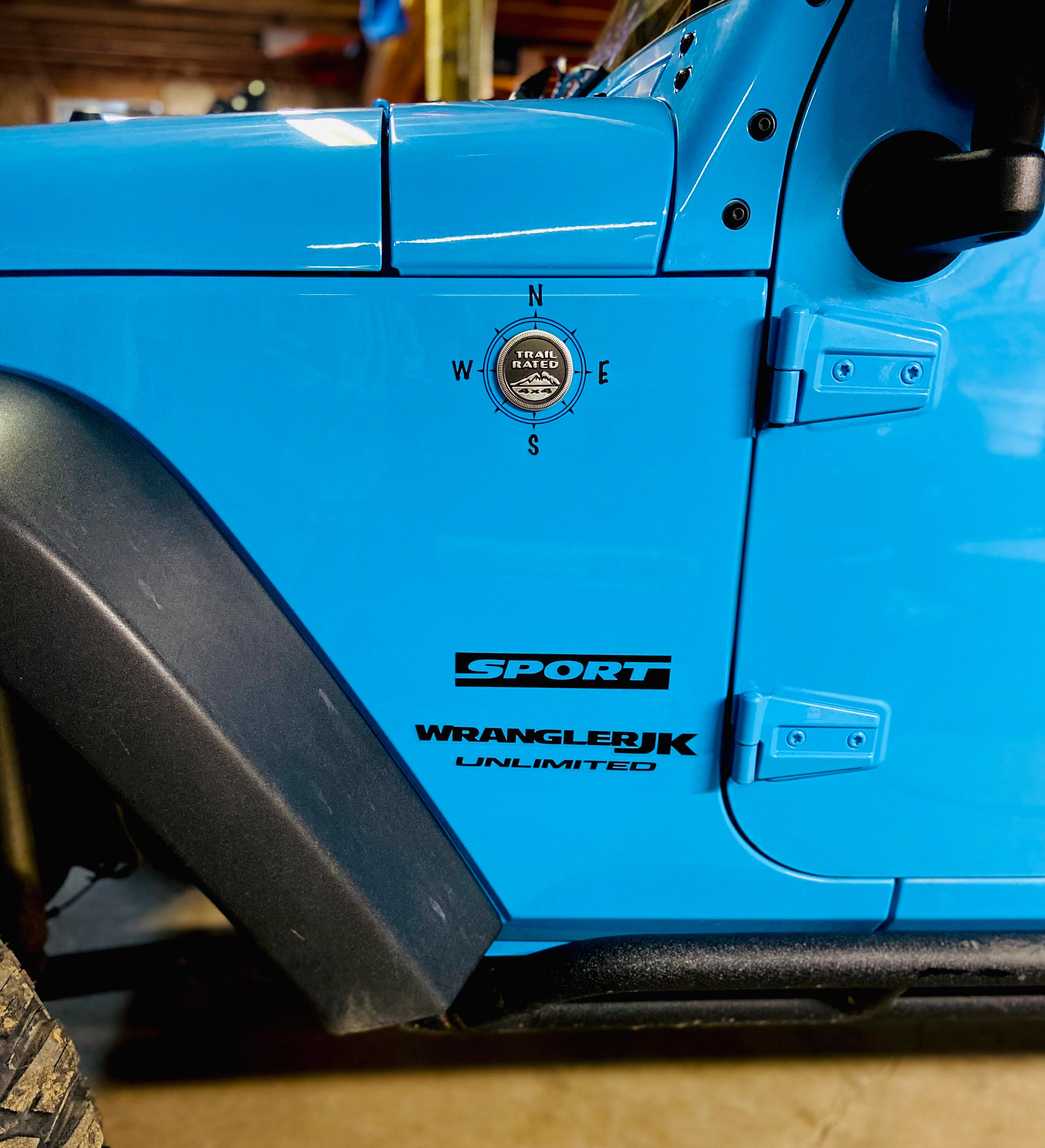 Trail Rated Badge Compass Decal - Etsy