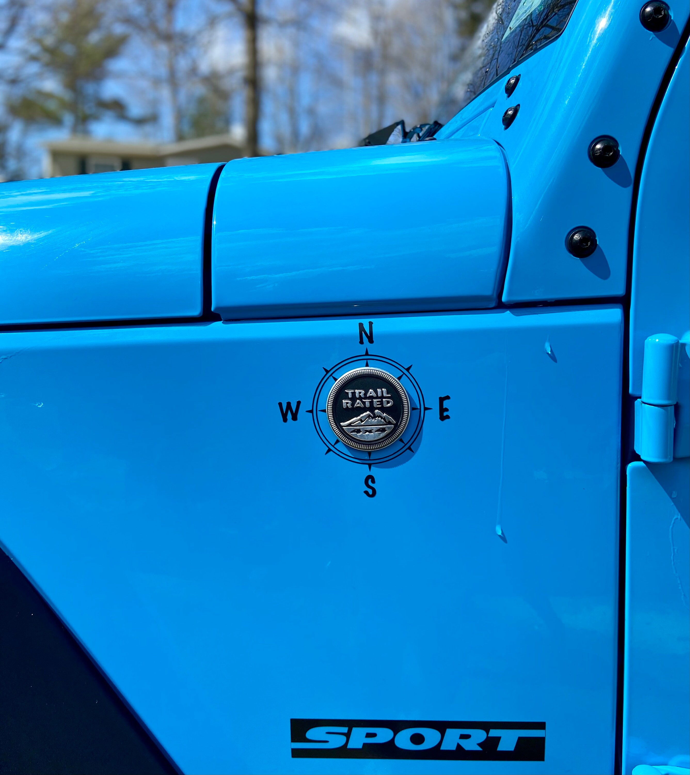 Trail Rated Badge Compass Decal - Etsy