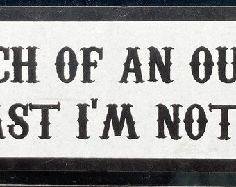 Outlaw Sticker | Etsy