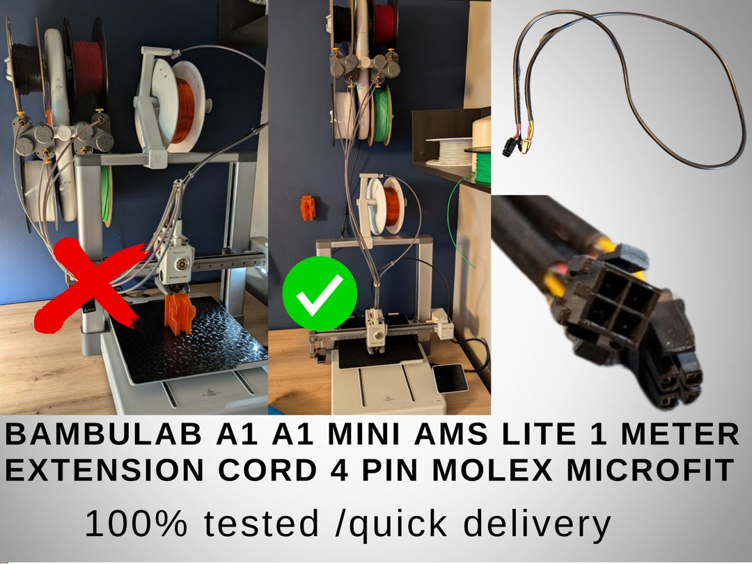 Bambu Lab A1 / A1 Mini Extension Cable for AMS Lite - 1 Meter - Etsy