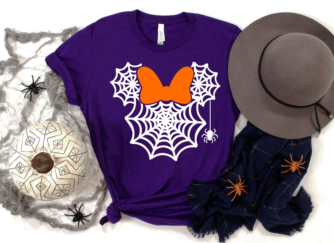 Minnie Spider Head Shirt, Funny Disney Halloween Shirt, Disney ...