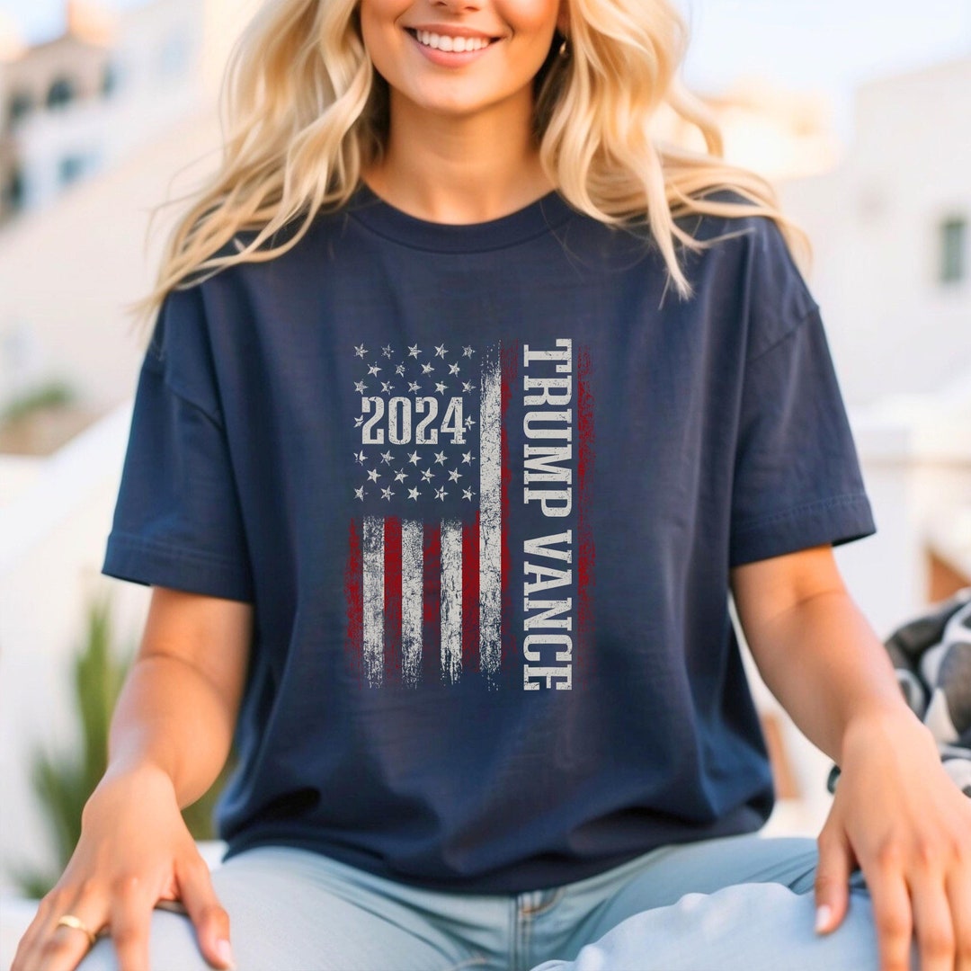 Trump-vance 24 USA Flag Shirt, Make American Great Again Shirt, Trump ...