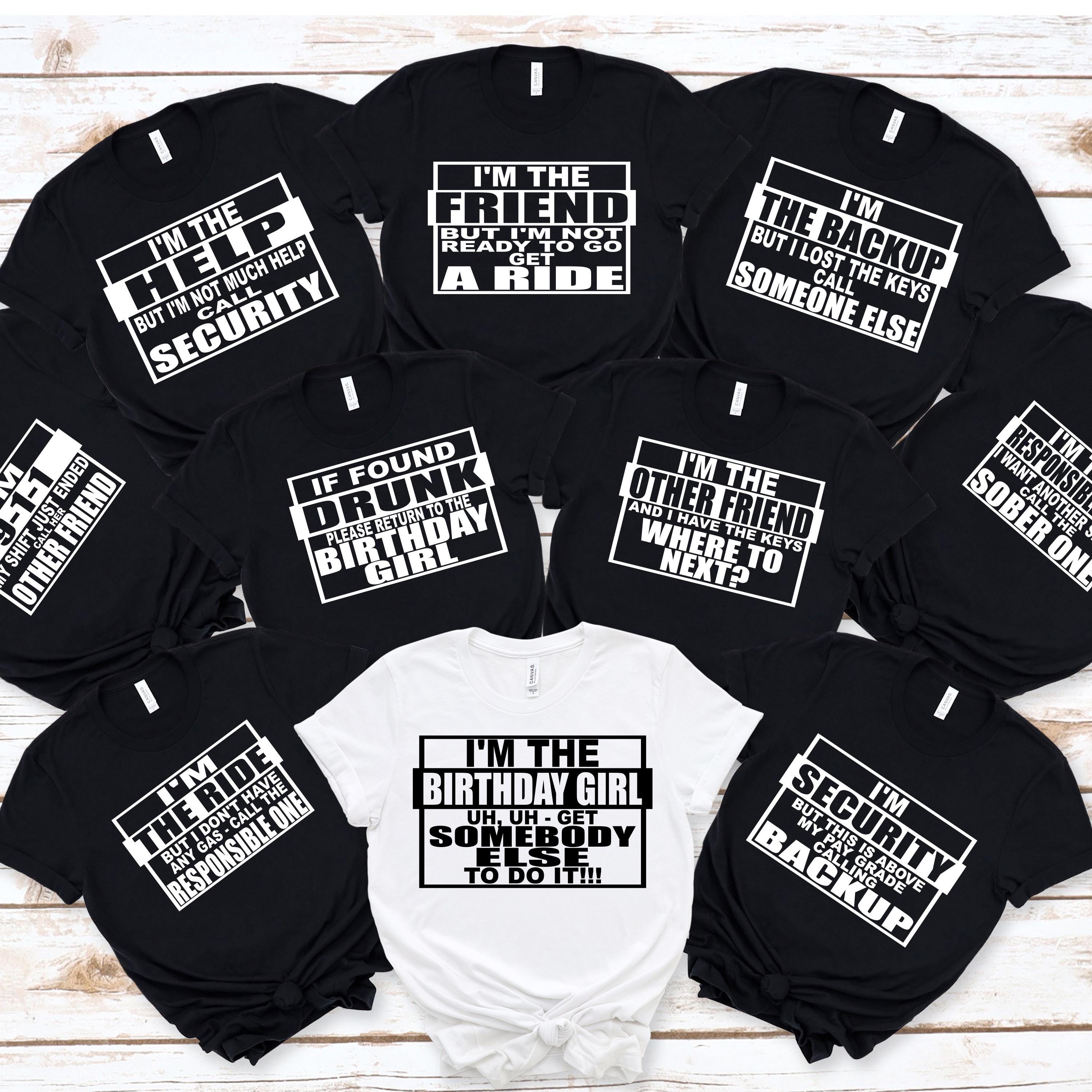 Birthday Girl Party Shirts, Custom Matching Tees for Celebrations ...