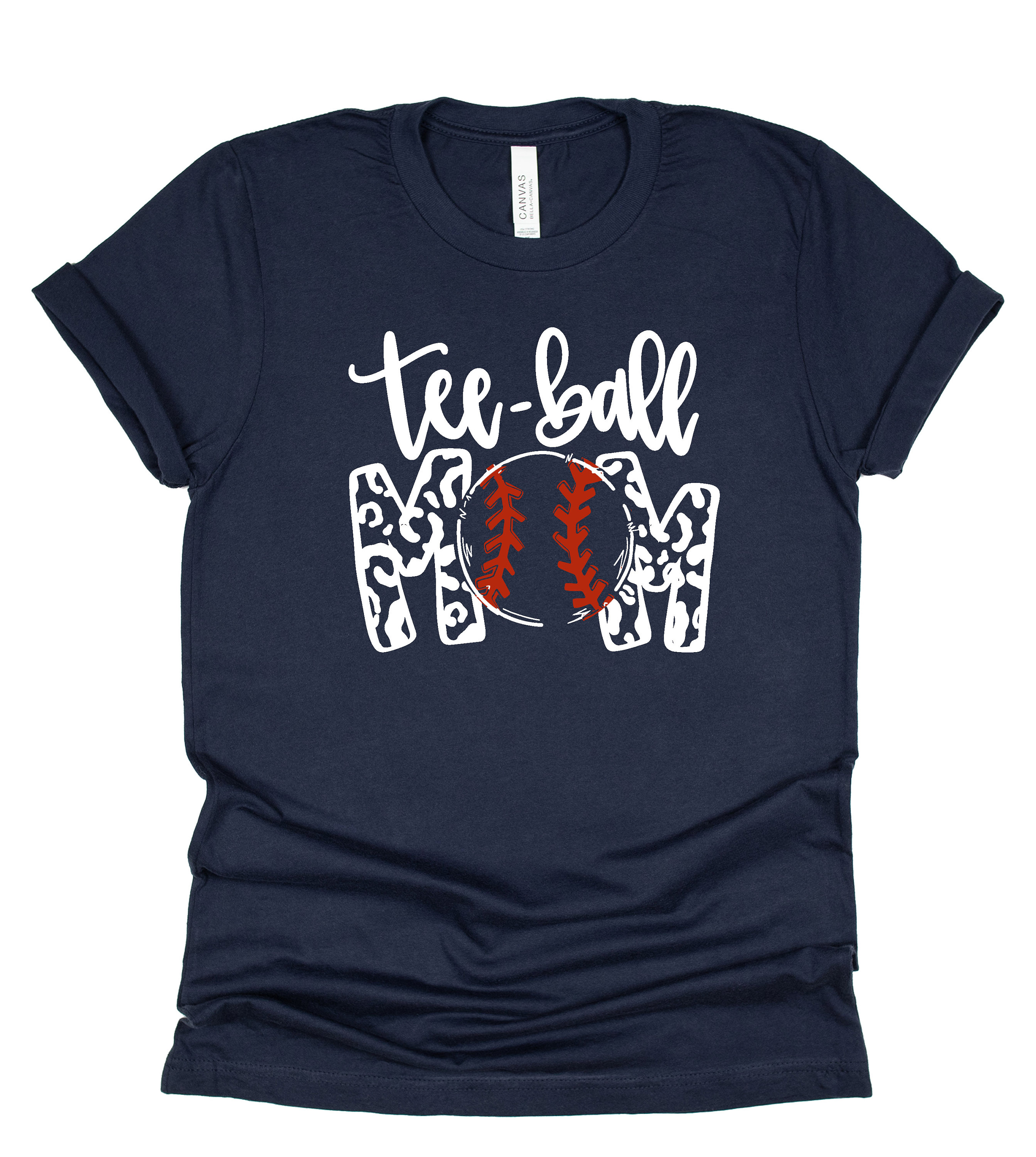Tball Mom Leopard Shirt, Custom T-ball Tshirt, Customized Womens Shirt ...