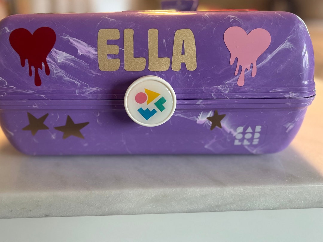 Personalized Custom Kids Caboodles, Makeup and Accessories Organizer ...