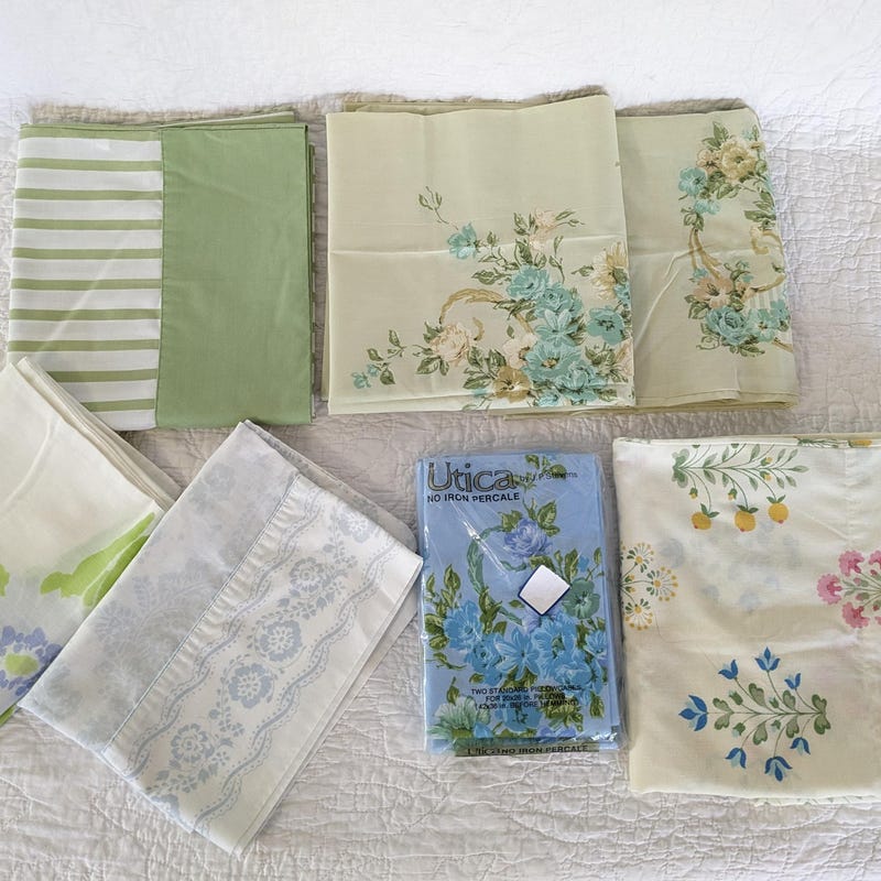 Vintage Pillowcases - Etsy