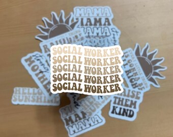 School Social Worker Sticker - Etsy