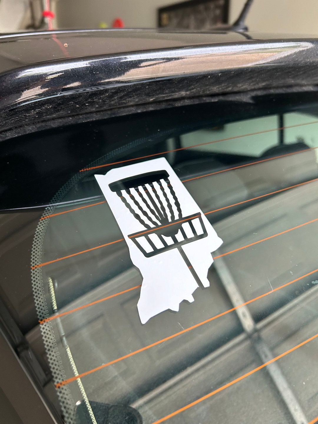 Indiana Disc Golf Decal - Etsy