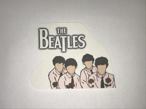The Beatles Line Art Sticker | Etsy