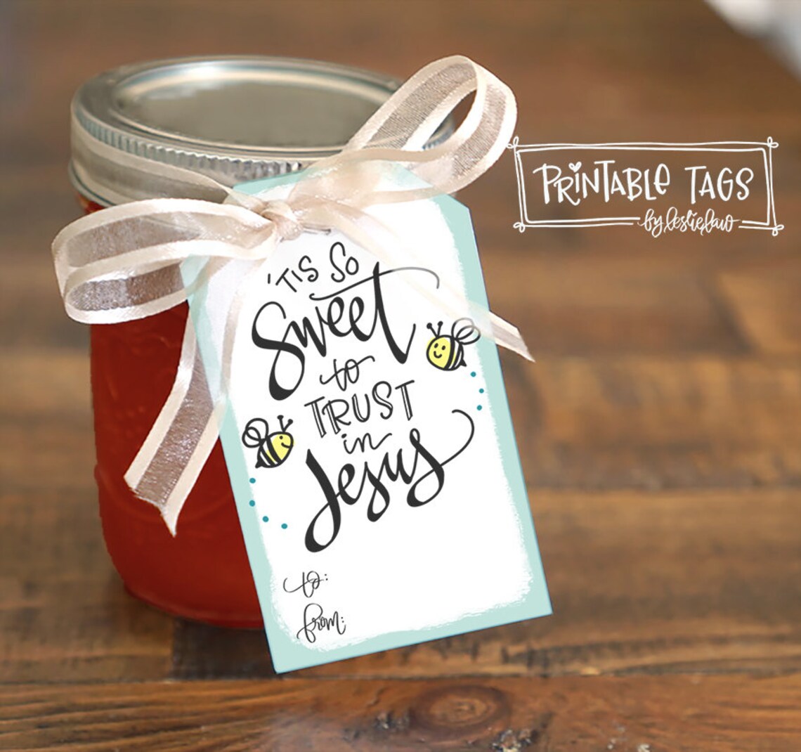 PRINTABLE Christian Gift Tag Makes 2x3.5 Tags Tis So | Etsy