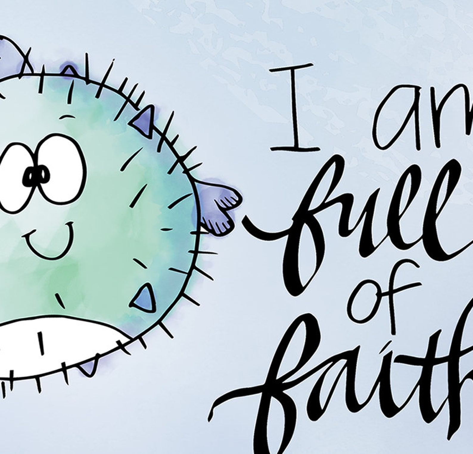 Christian Declarations Poster 100% HAND LETTERED & - Etsy