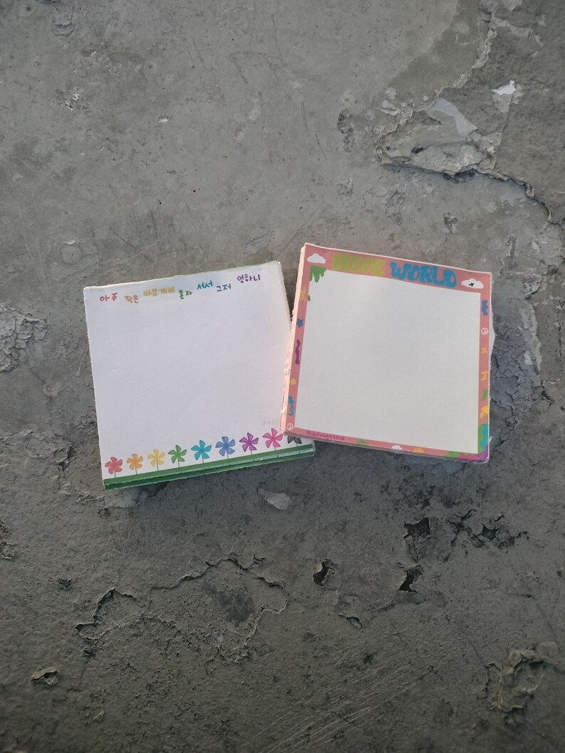 Kpop Memo Pads - Etsy