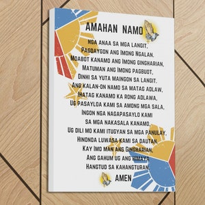 Philippines Cebuano Bisaya Ama Namin Lord's Prayer Canvas - Etsy