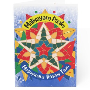 Personalized Filipino Greeting Card Filipino Christmas - Etsy