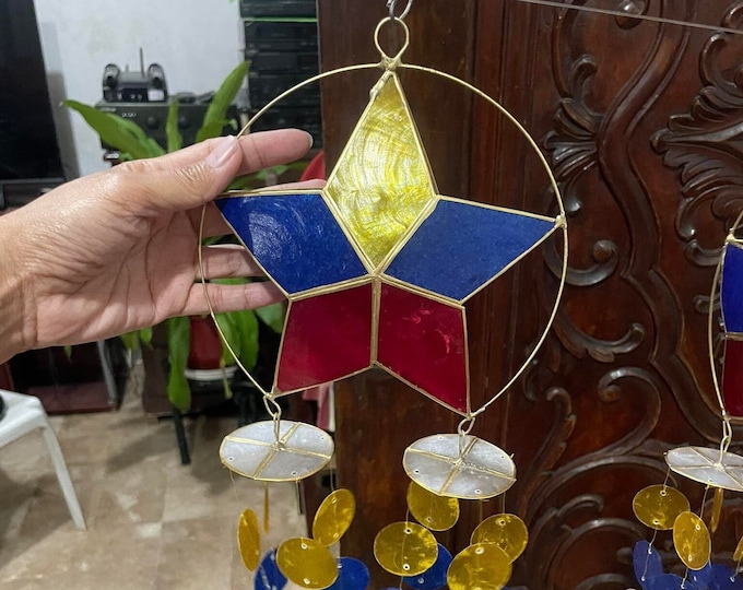 Traditional Philippine Christmas Mini Capiz Parol | Lantern | Filipino ...