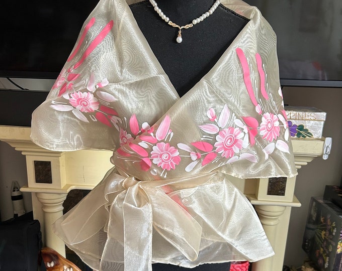 Philippines Filipiniana Costume| Philippine Formal Hand Painted Organza ...