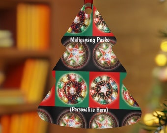 Personalized Filipino Christmas Tree Metal Ornaments Jollibee - Etsy