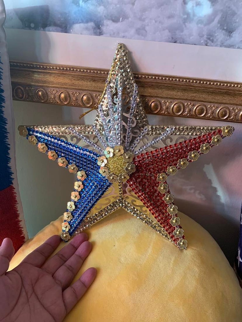 Philippines Filipino Modern 10 Inches Mini Parol Glam & - Etsy
